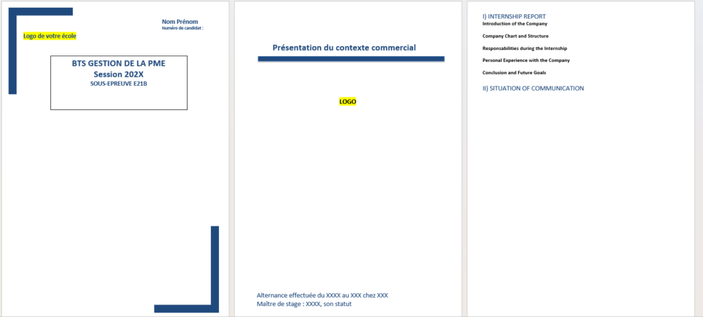 Dossiers GRCF, GDR et Anglais- BTS GPME - MLESW
